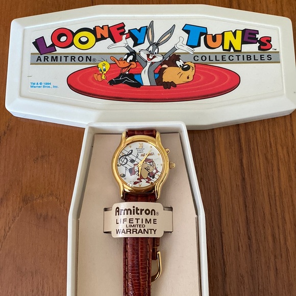 Vintage | Accessories | Vtg Armitron Looney Tunes Taz Watch Nib | Poshmark